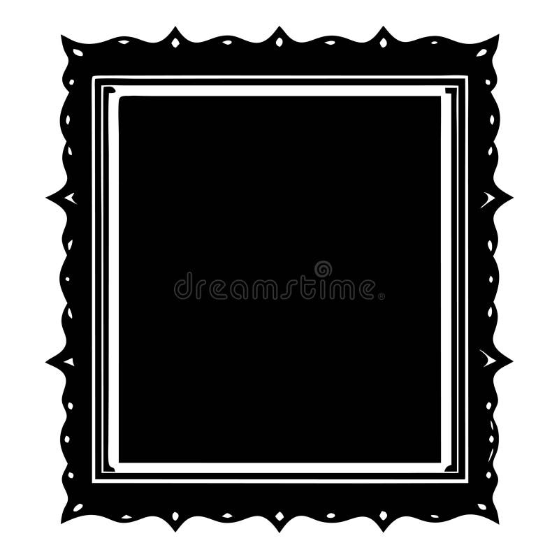 Frame and Borders Square Frame Stock Illustration - Illustration of ...