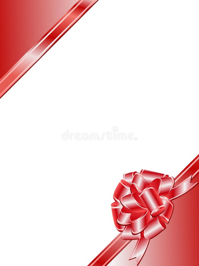 Frame with bow ribbon stock vector. Illustration of package - 17989546