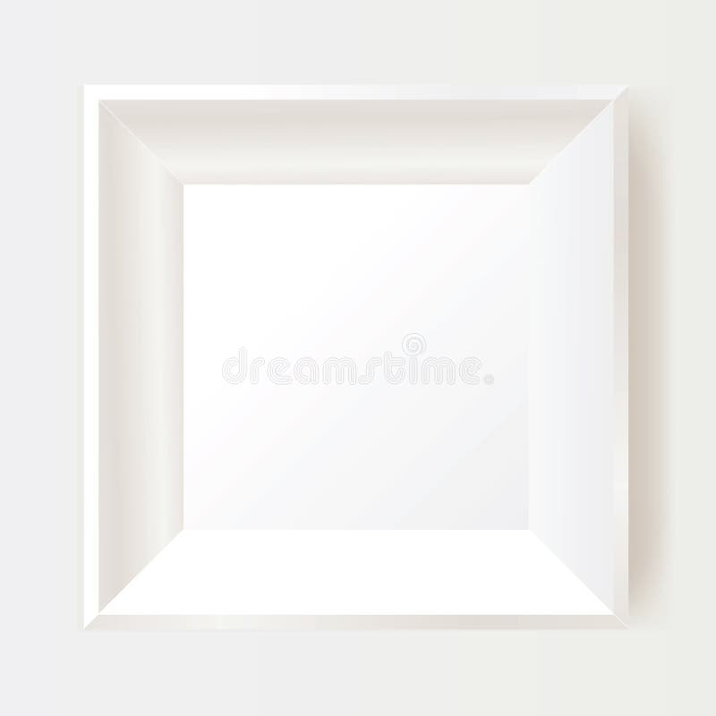 Frame branco da foto ilustração do vetor. Ilustração de pintura - 22049775