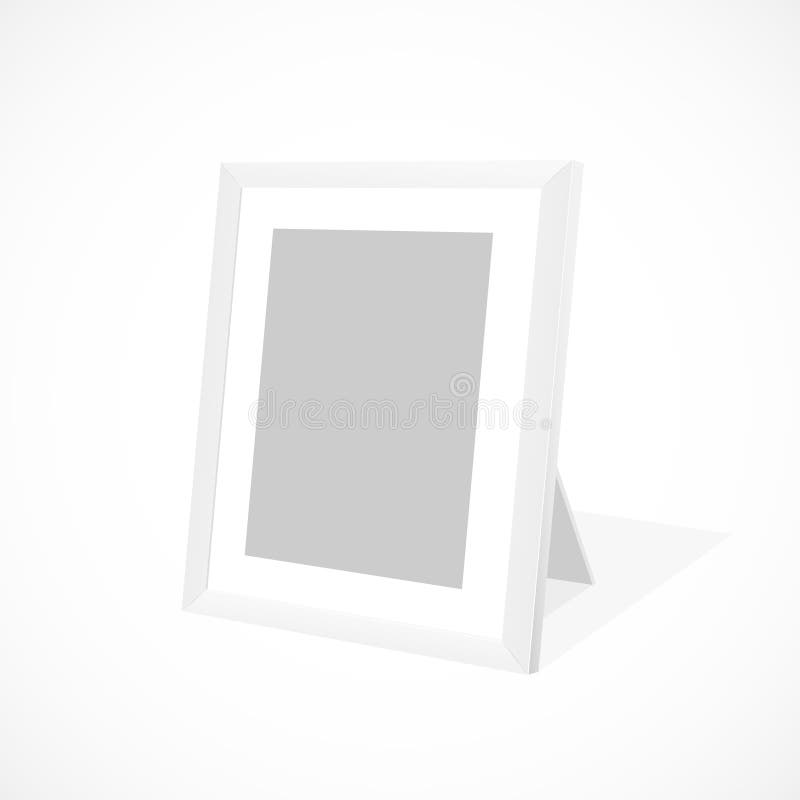 Frame branco da foto ilustração do vetor. Ilustração de arte - 24871650