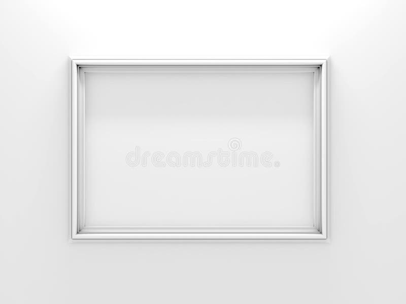 Frame branco da foto. ilustração stock. Ilustração de sombra - 27146478