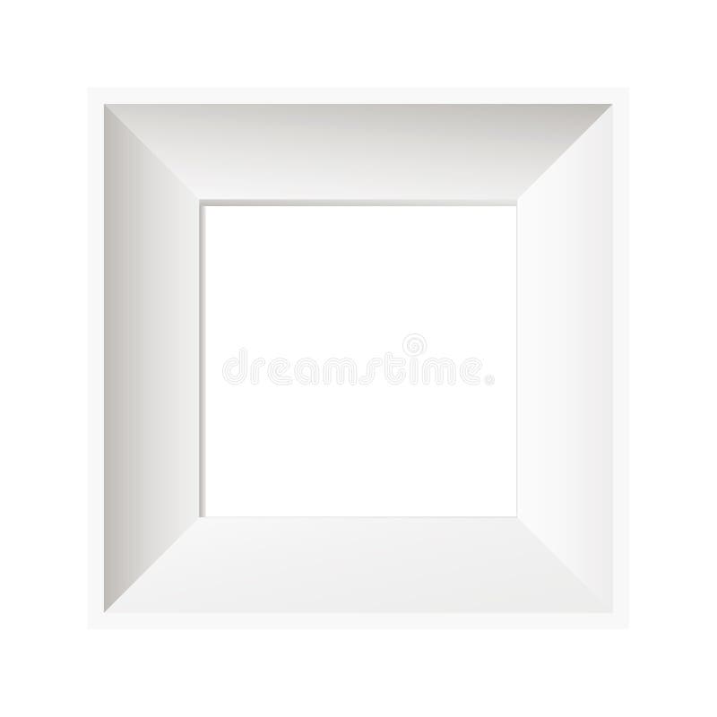 Frame Branco Da Foto Do Vetor Ilustração do Vetor - Ilustração de vazio ...
