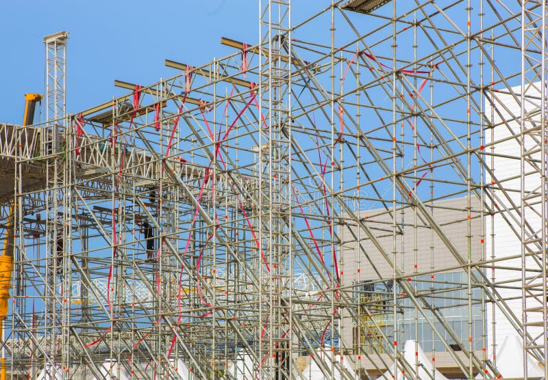 Frame Building Construction Stock Image - Image of building, scene ...