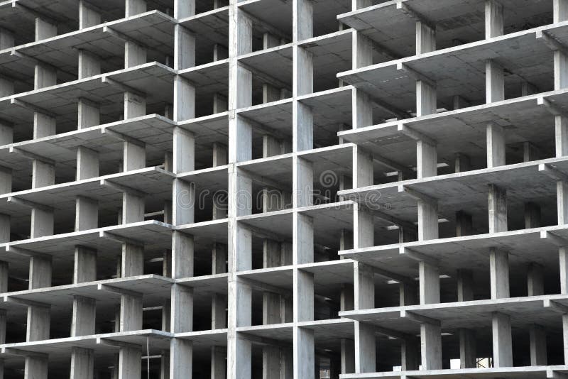 The Frame Building or House with Basic Electrical Wiring Stock Photo ...