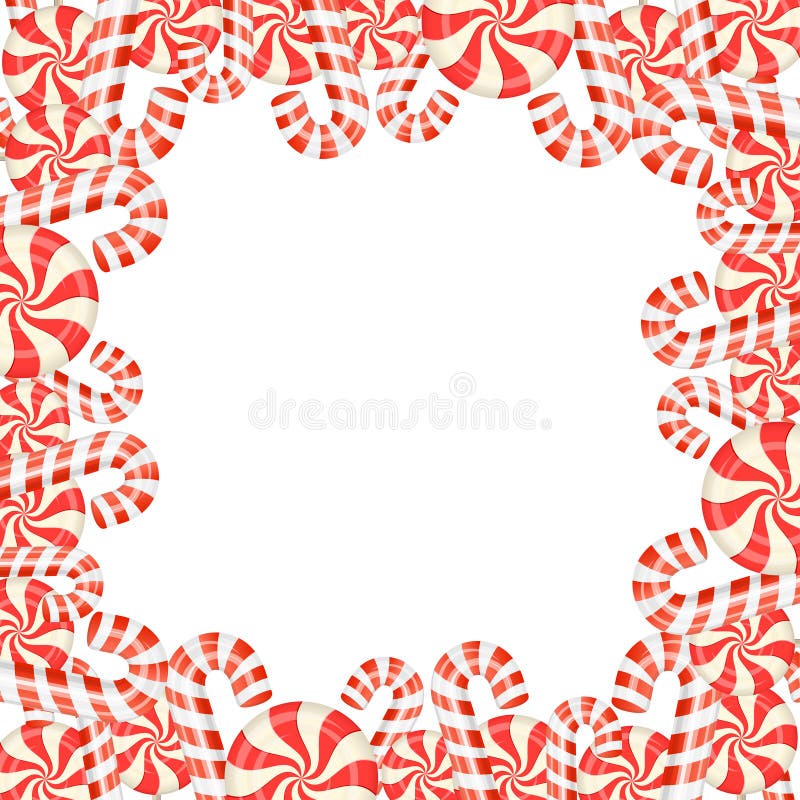 Peppermint Border Clipart