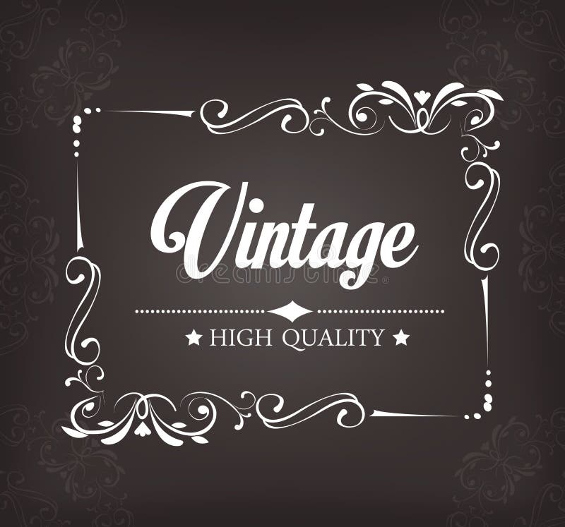 Frame card design. stock vector. Illustration of note - 58822479