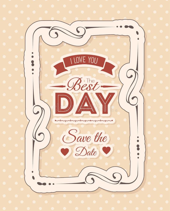 Frame card design. stock vector. Illustration of post - 58822487