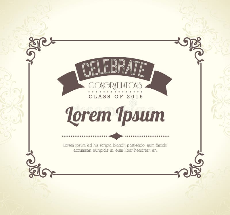 Frame card design. stock vector. Illustration of element - 58822535