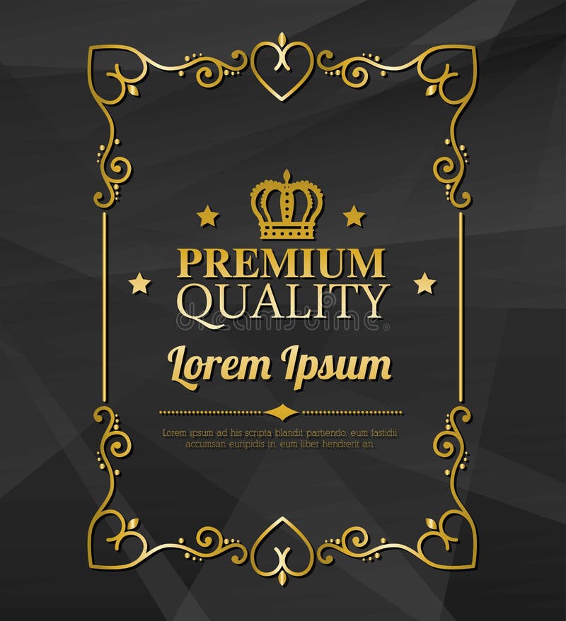 Frame card design. stock vector. Illustration of abstract - 58822543