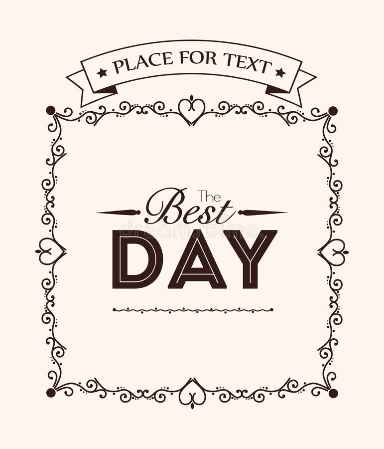 Frame card design. stock vector. Illustration of paper - 58822556