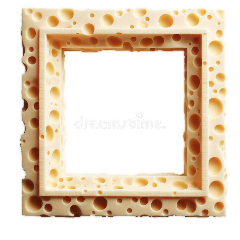 Frame carved from cheese stock illustration. Illustration of slogan ...