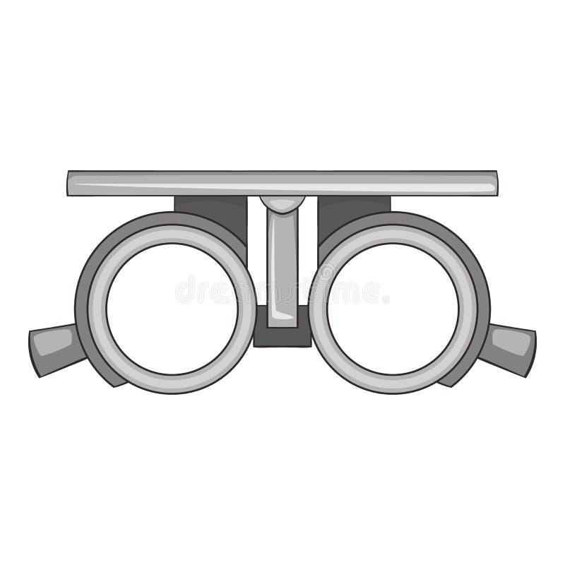 Frame for Checking Vision Icon, Cartoon Style Stock Vector ...