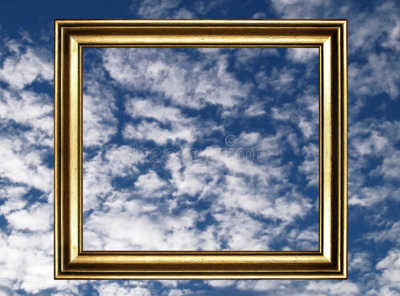 Frame And Cloudy Sky Picture. Image: 1620082