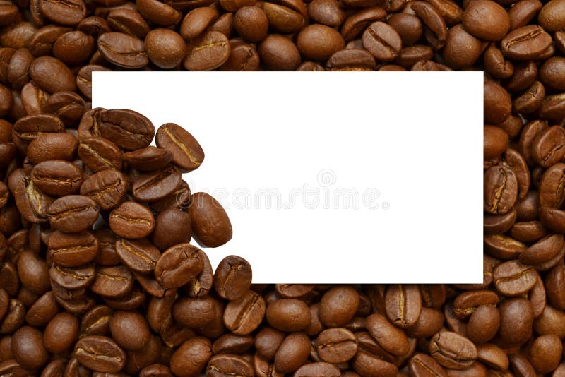Frame of coffee beans stock image. Image of aloows, frame - 65352143