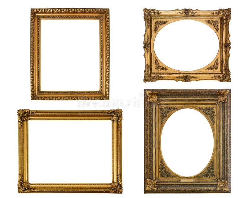 Old rounded frame stock image. Image of engraving, modern - 18922289