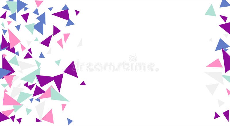 Frame of Colored Triangles Abstract Geometric Pattern. Can Be Used As ...