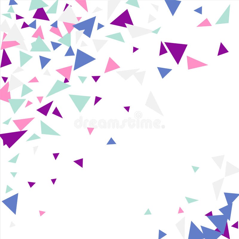Frame of Colored Triangles Abstract Geometric Pattern. Can Be Used As ...