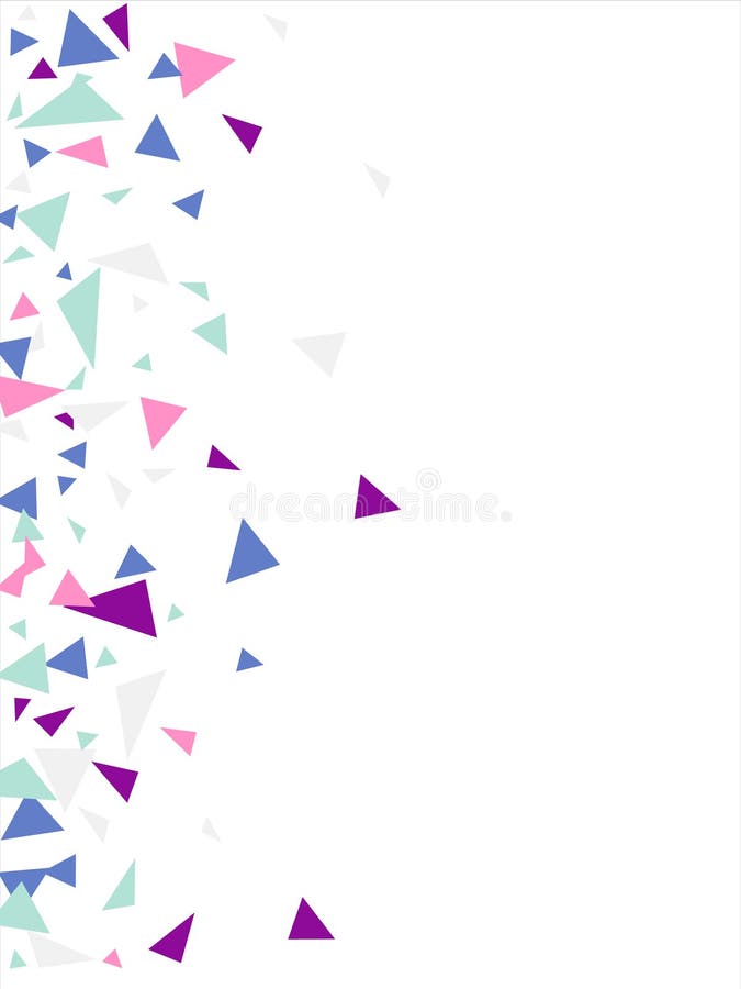 Frame of Colored Triangles Abstract Geometric Pattern. Can Be Used As ...