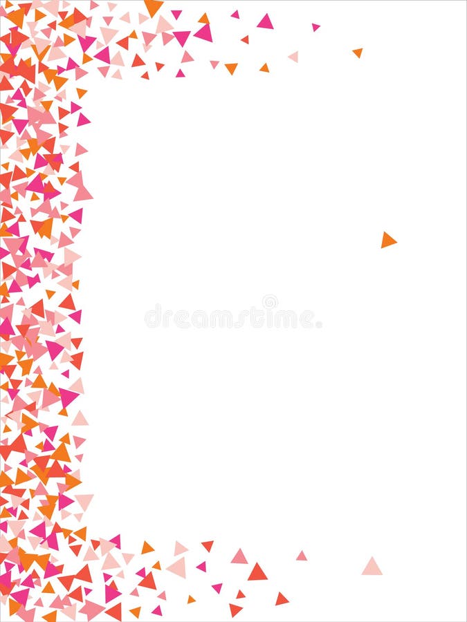 Frame of Colored Triangles Abstract Geometric Pattern. Can Be Used As ...