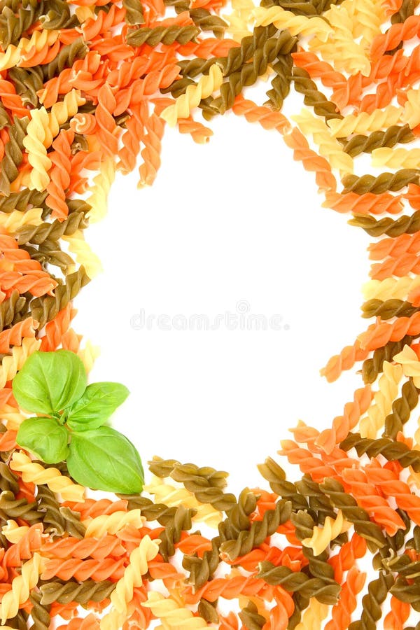 Frame of pasta stock image. Image of presentation, agricultural - 289759