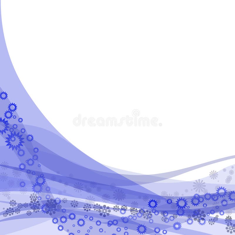 Frame from Colorful Wave with Ornaments Stock Illustration ...