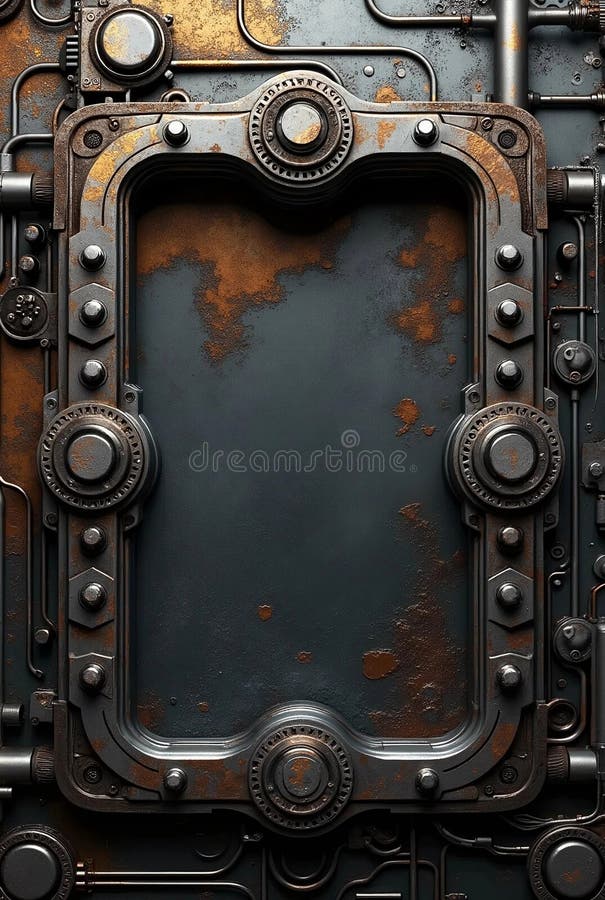 A Frame that Combines the Complexity of Engines and Gears Stock ...