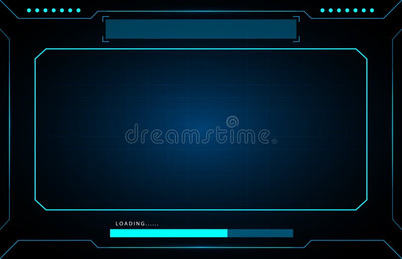 Frame Control Panel Abstract Technology Futuristic Interface Hud on ...