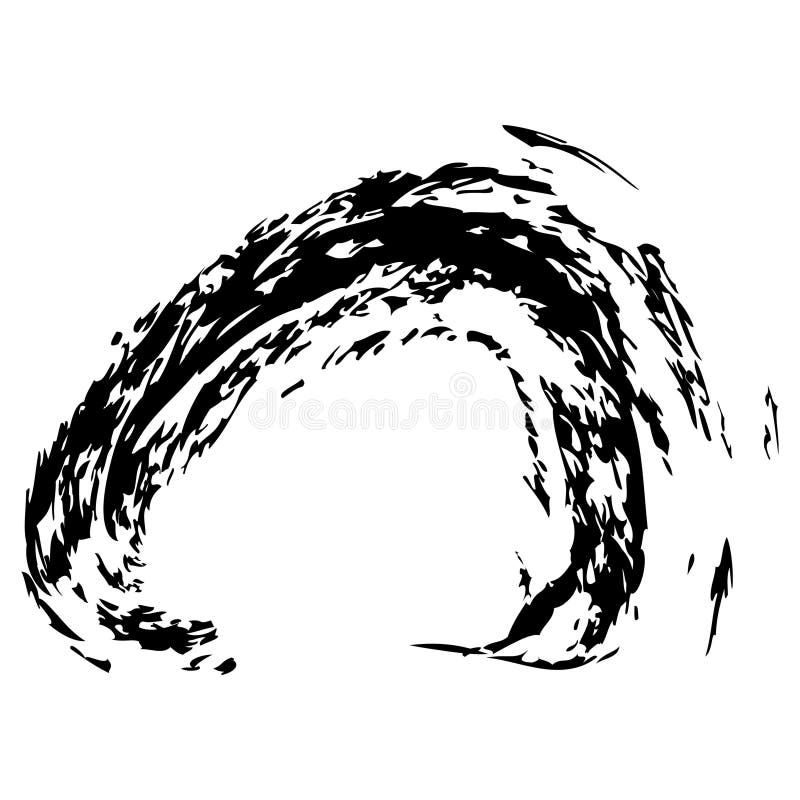 Frame from Crayon Effect, Circle Shape, Simple Hand Draw Sketch Vector ...