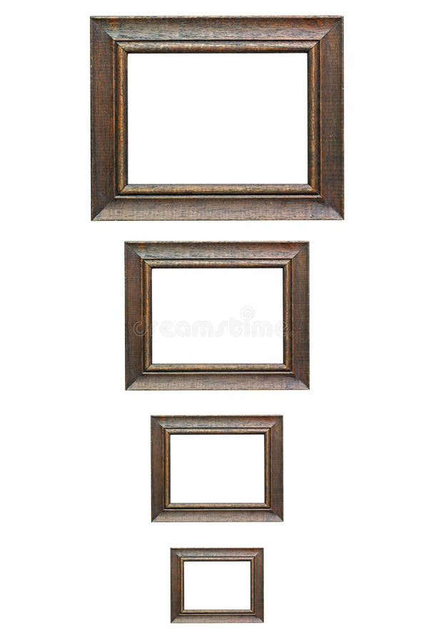 Frame de madeira foto de stock. Imagem de marrom, moderno - 14742008