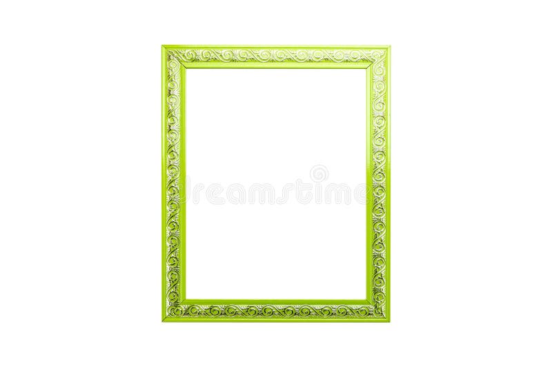 Frame De Retrato Isolado No Fundo Branco Foto de Stock - Imagem de ...