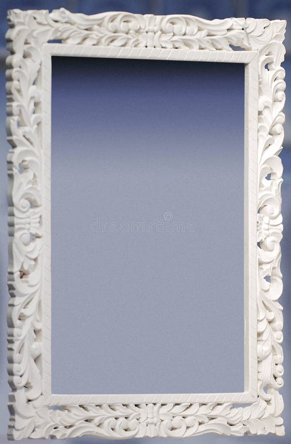 Frame decorativo branco foto de stock. Imagem de quadro - 2038048