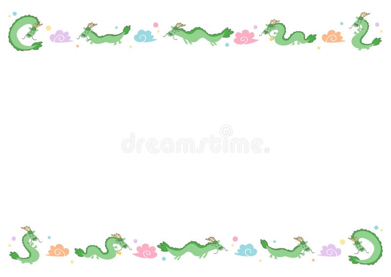 Cute Green Dragons Symbol Stock Illustrations – 352 Cute Green Dragons ...