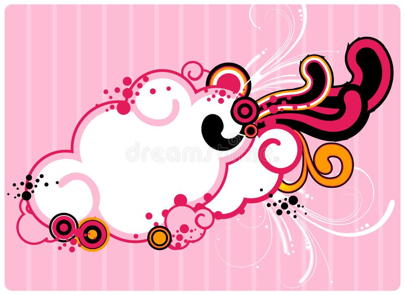 Emo girl stock vector. Illustration of frame, desig, emotions - 10655969
