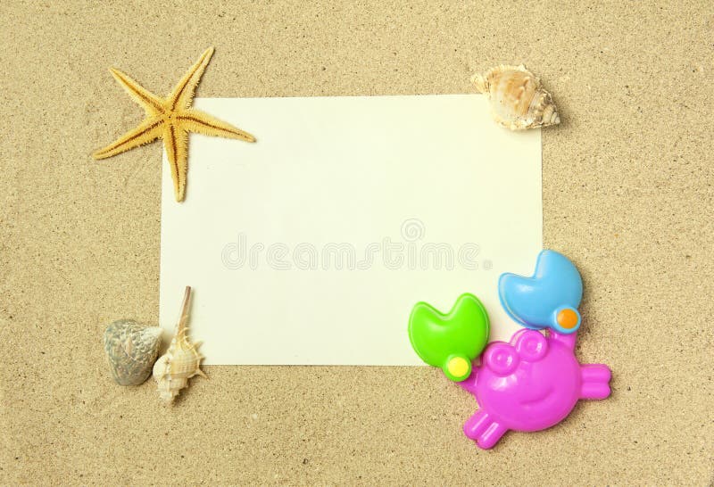 Frame Do Mar Com Starfishes Imagem de Stock - Imagem de ...