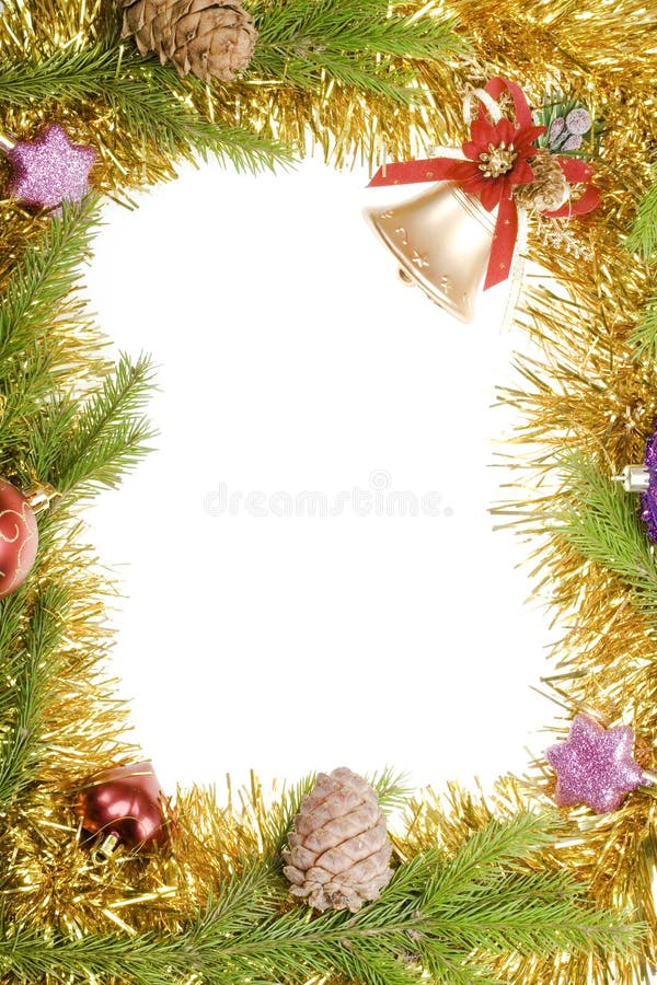 Frame do Natal imagem de stock. Imagem de brilho, xmas - 7373877