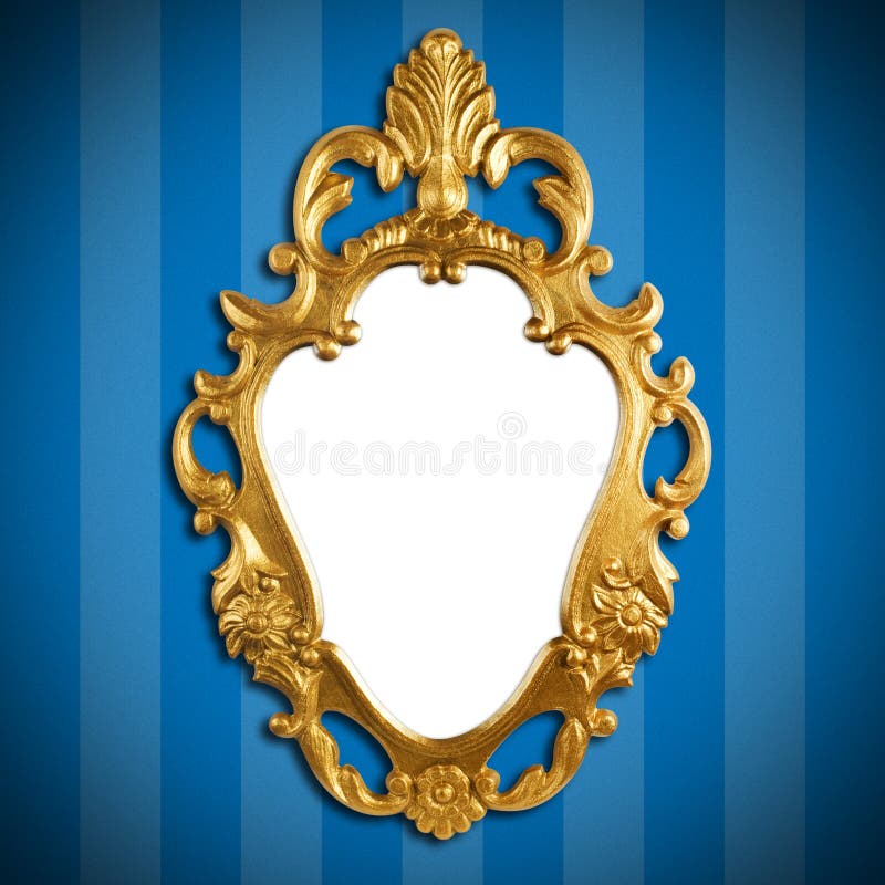 Frame do ouro foto de stock. Imagem de fundo, tampa, arte - 14121906