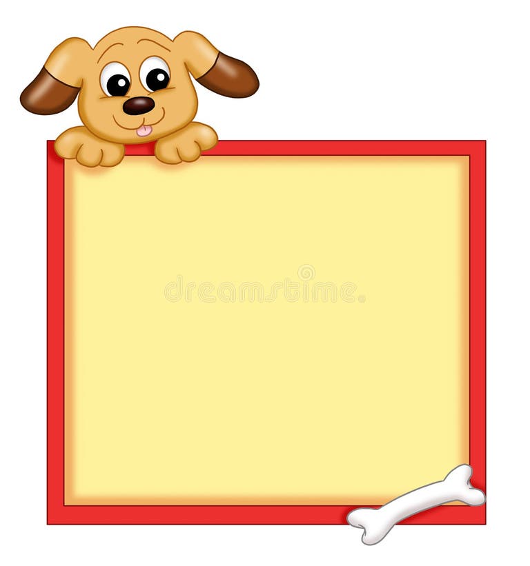 Border Dog Bone Frame Stock Illustrations – 181 Border Dog Bone Frame ...