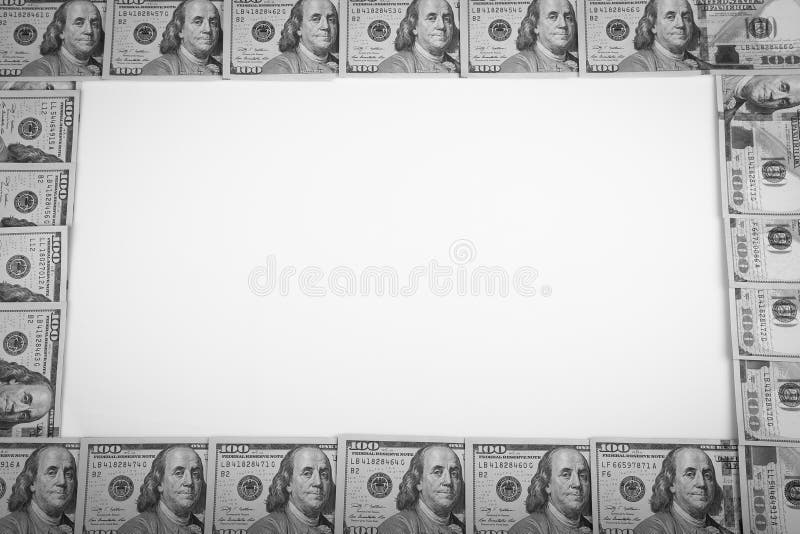100 dollars frame stock photo. Image of cash, frame, currency - 6982474