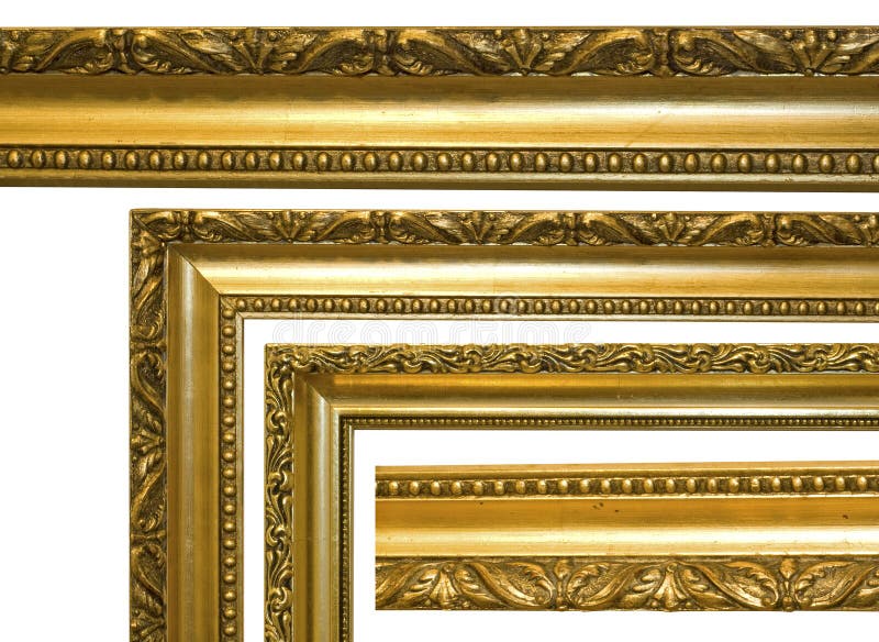 Frame dourado imagem de stock. Imagem de adorado, ornato - 21536677