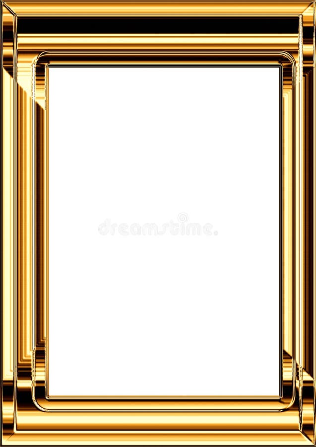 Frame dourado ilustração stock. Ilustração de flor, dourado - 4798995