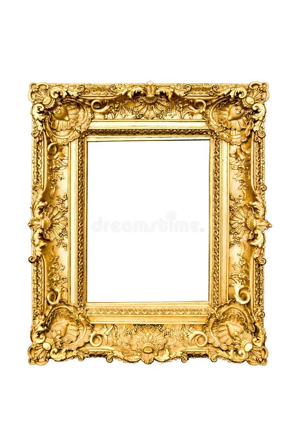 Frame dourado imagem de stock. Imagem de decorado, ornato - 6548943