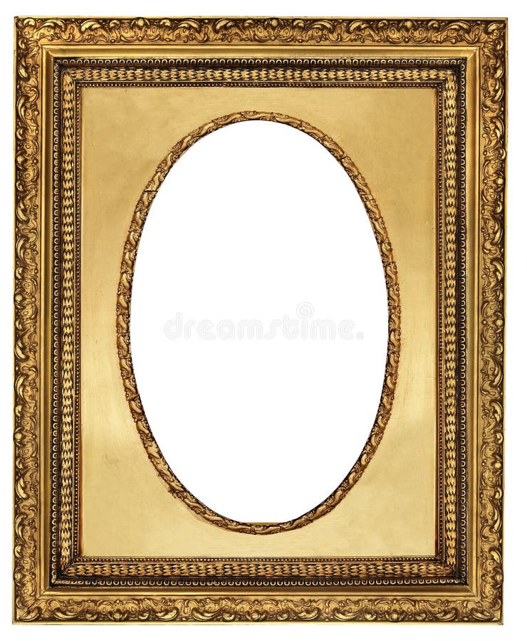 Frame dourado foto de stock. Imagem de decorado, presente - 7705106