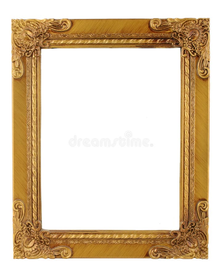 Frame dourado imagem de stock. Imagem de dourado, ouro - 878647