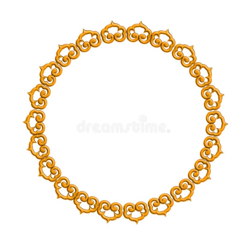 Frame dourado ilustração do vetor. Ilustração de colorido - 92538325