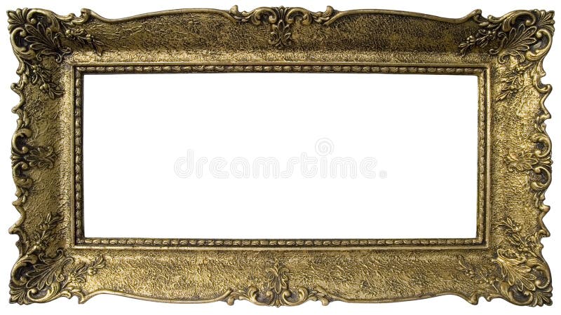 Frame dourado imagem de stock. Imagem de barroco, dourado - 9685543