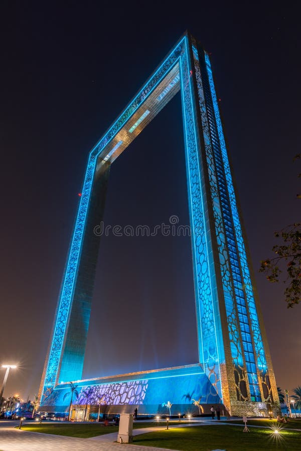 The Frame of Dubai editorial photo. Image of dubai, region - 112223061