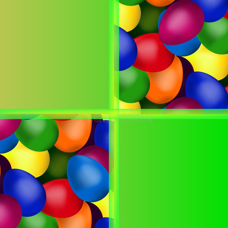 Frame of easter eggs stock vector. Illustration of clipart - 87792718