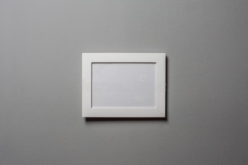 Askew Picture Frame on Wall Stock Image - Image of artistic, blank: 3146943