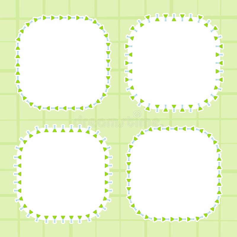 Frame with Erlenmeyer Flask for Banner, Poster, and Greeting Card Stock ...