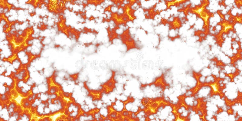 Frame of Fire and Flames Overlay on Transparent Background Stock ...